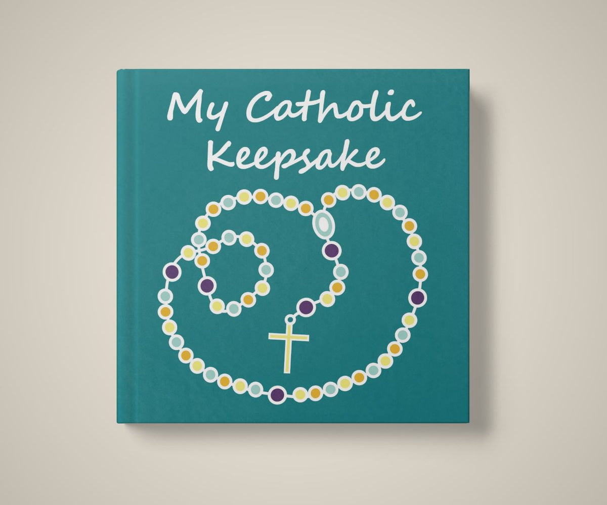 Catholic Sacrament Record Book Album | Catholic Baby Memory Book